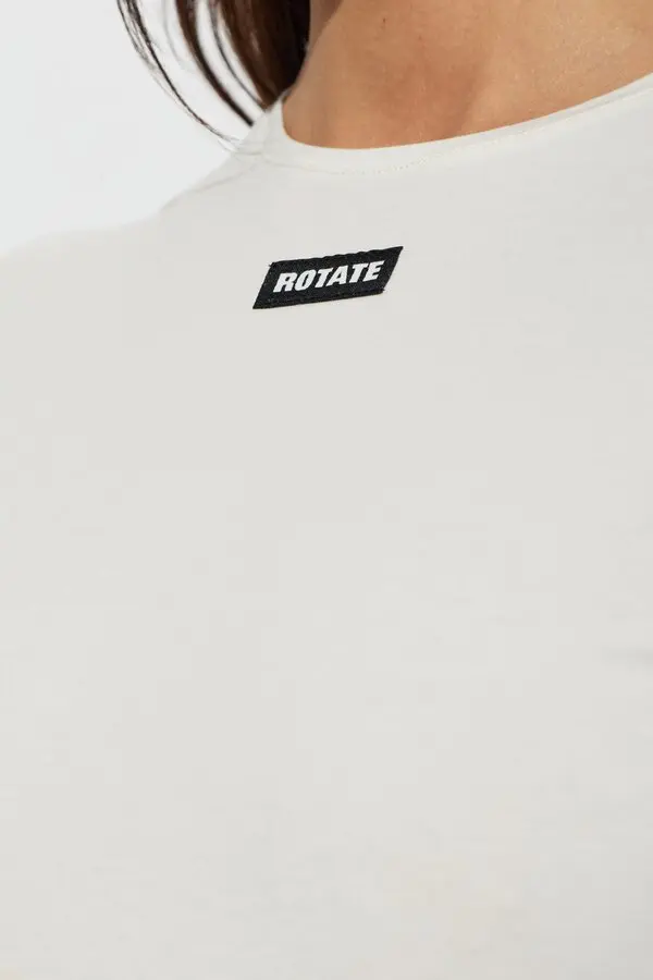 ROTATE BY BIRGER CHRISTENSEN T-shirt With Logo Patch