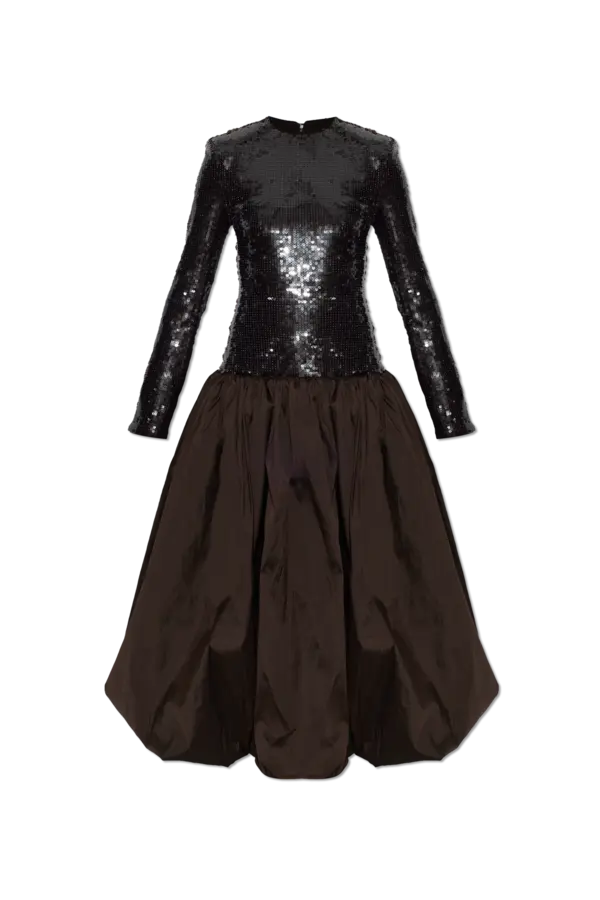 ROTATE BY BIRGER CHRISTENSEN Sequined Bodice With Maxi Skirt
