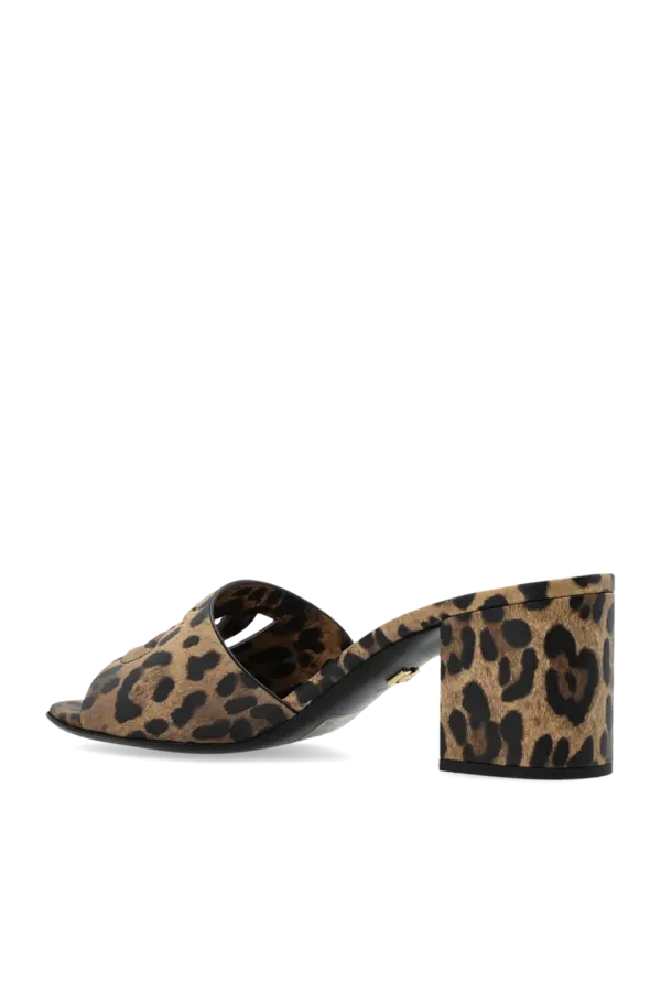 Dolce & Gabbana Heeled Mules ‘dg Cut Out