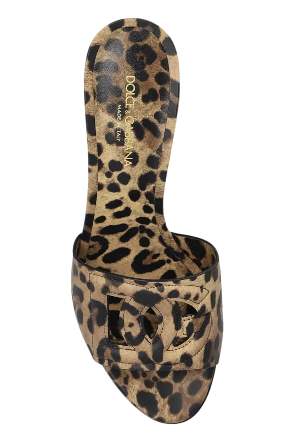 Dolce & Gabbana Heeled Mules ‘dg Cut Out