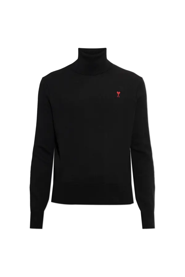 AMI Paris Wool Turtleneck Sweater