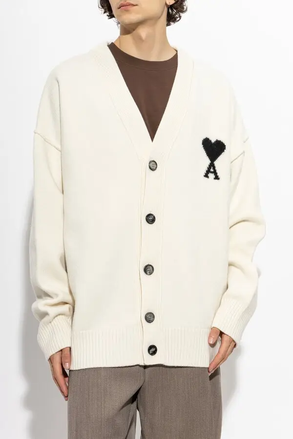 AMI Paris Wool Cardigan