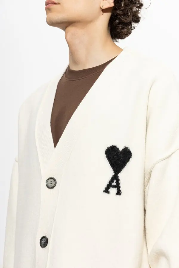 AMI Paris Wool Cardigan