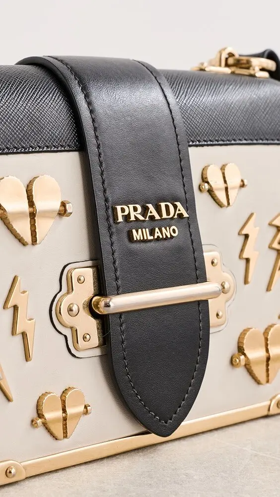 Shopbop Prada Calf Leather Cahier Shoulder Bag