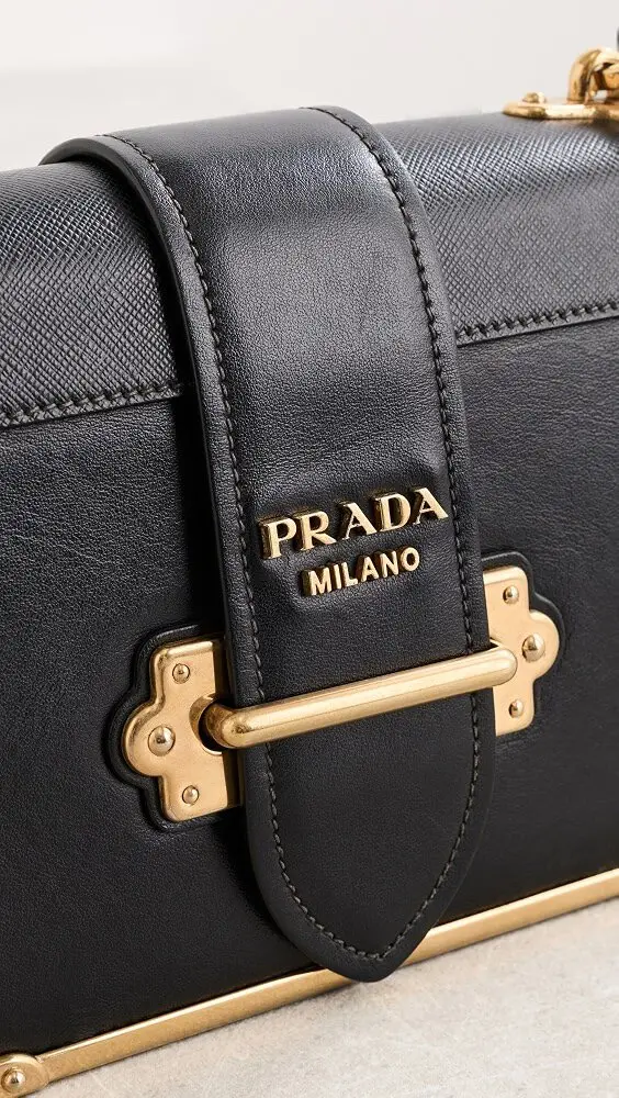 Shopbop Prada Calf Leather Cahier Shoulder Bag