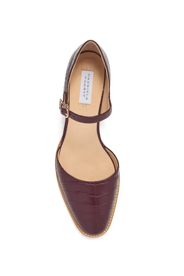 Gabriela Hearst Riley Sandal In Embossed Leather