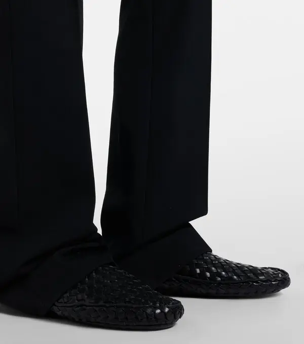 THE ROW Woven Leather Mules