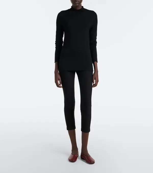 THE ROW Stella Leather Slip-on Shoes