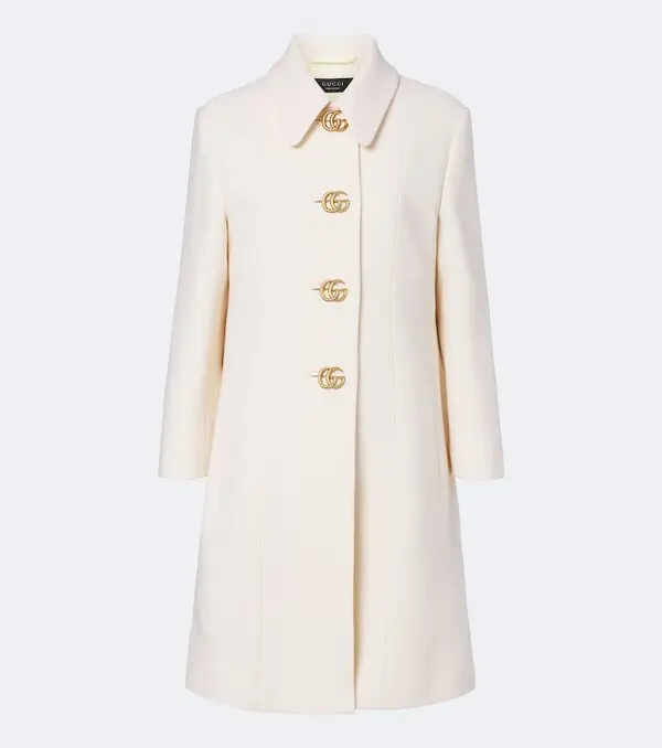 Gucci Gg Marmont Wool Coat