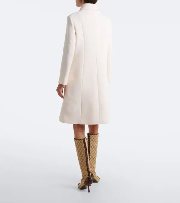 Gucci Gg Marmont Wool Coat