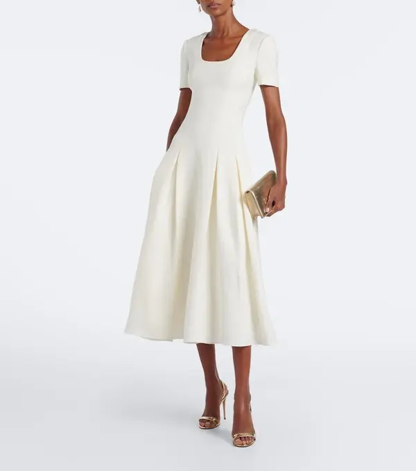 Roland Mouret Wool And Silk Cocktail Dress