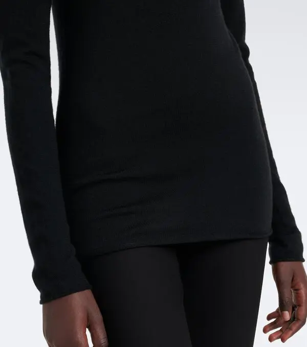 THE ROW Phaed Ribbed-knit Cashmere Sweater