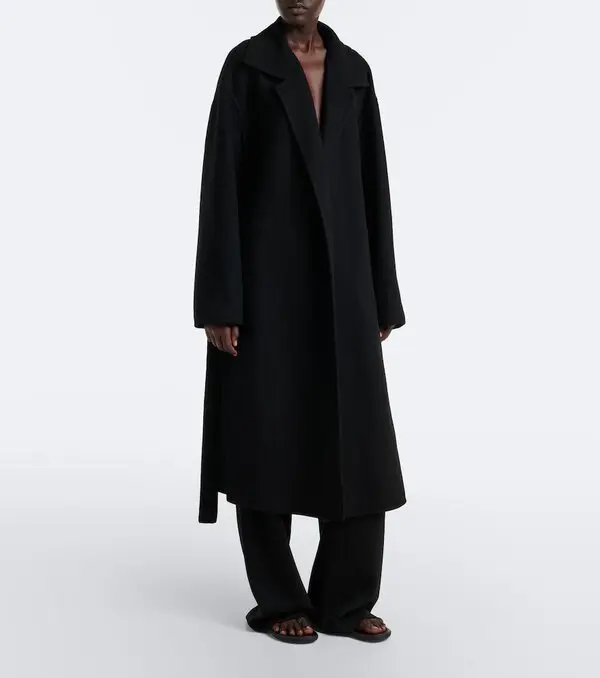 THE ROW Ciara Wool And Cashmere-blend Wrap Coat