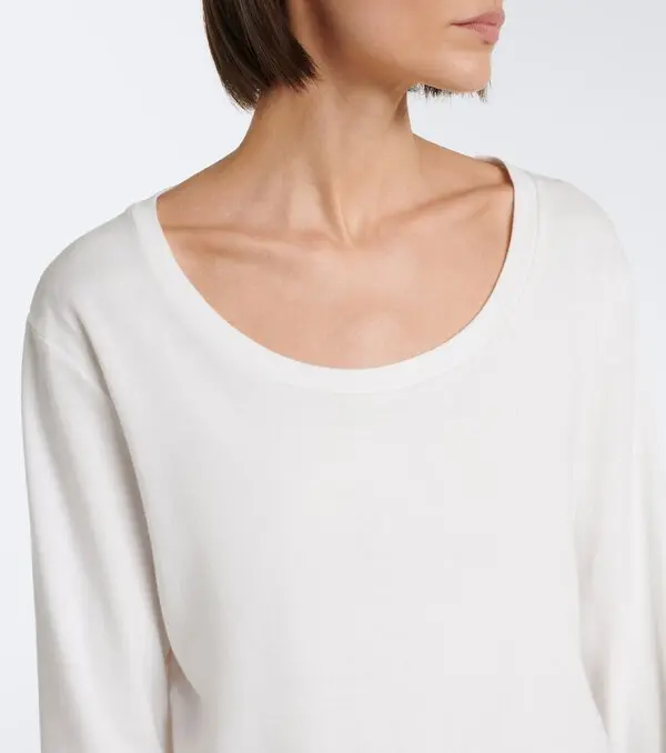 THE ROW Kalto Cotton Jersey Top