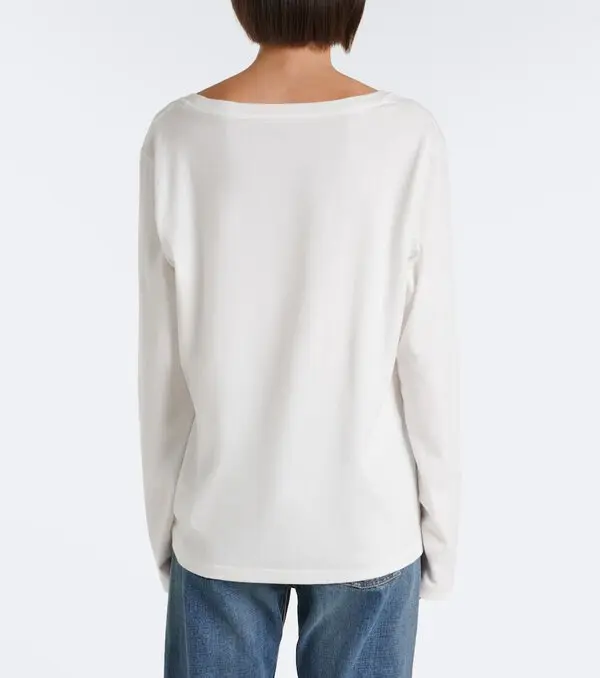 THE ROW Kalto Cotton Jersey Top