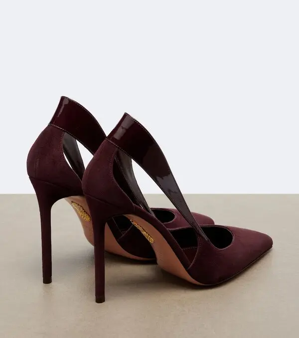 AQUAZZURA Dangerous Liaisons Suede Pumps