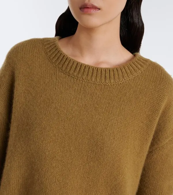 THE ROW Parth Cashmere Sweater - Yellow