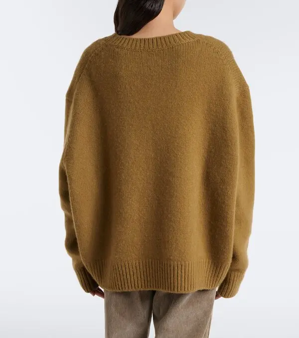 THE ROW Parth Cashmere Sweater - Yellow