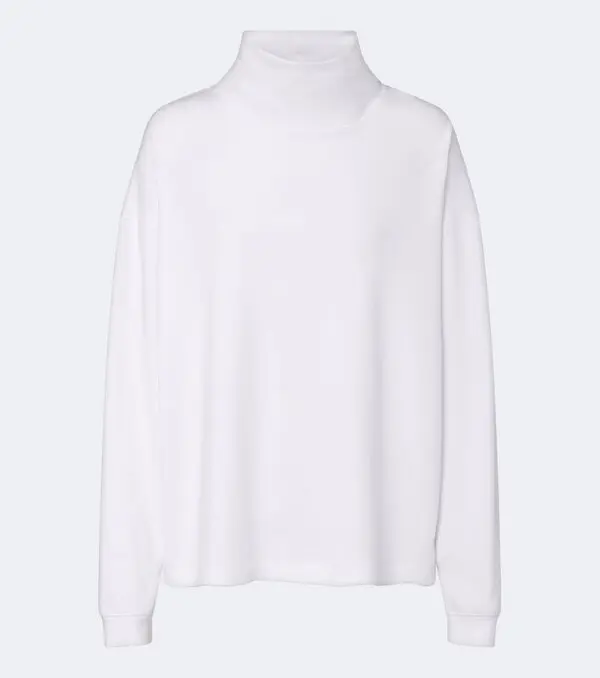 THE ROW Kelta Cotton Turtleneck Sweater - White