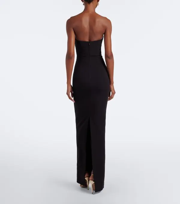 Roland Mouret Draped Bustier Gown