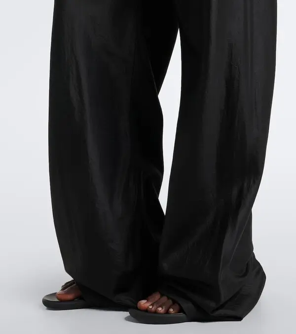 THE ROW Gala Silk Wide-leg Pants