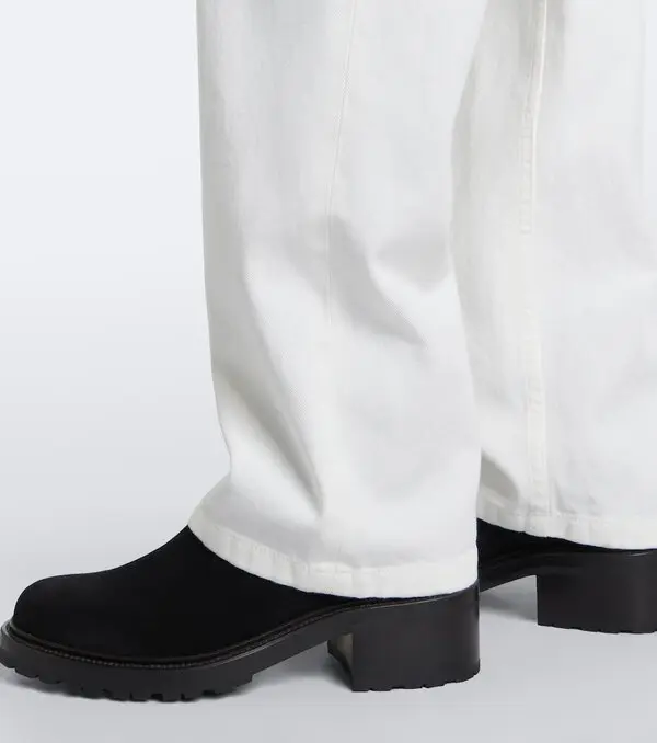 THE ROW Ankle Boots - Black
