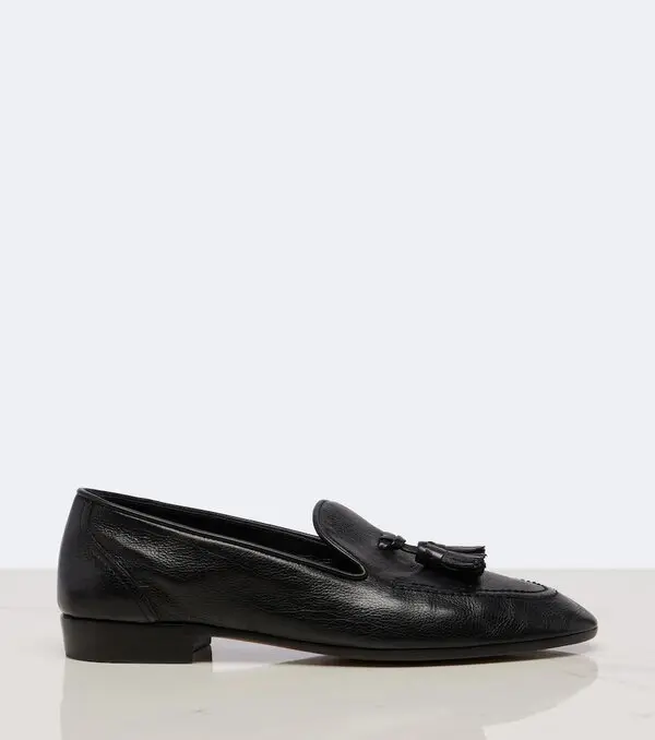 THE ROW Caden Leather Loafers