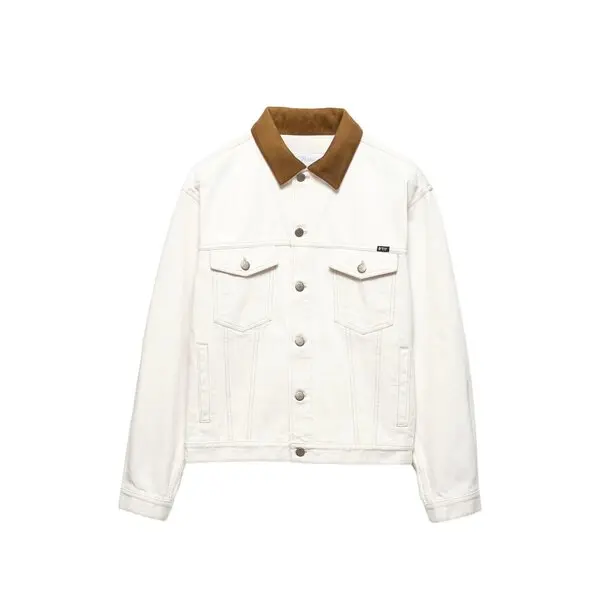 Prada Neutrals Jackets Denim Jackets