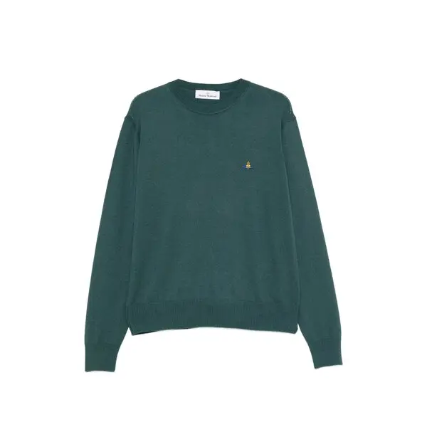 VIVIENNE WESTWOOD Orb Embroidered Crew Neck Sweater
