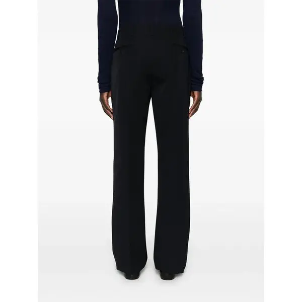 Prada Tailored Virgin Wool Trousers - Blue