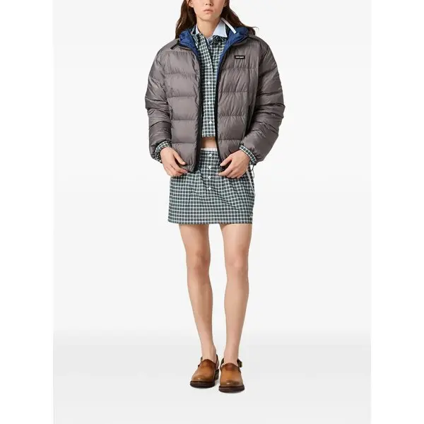 Miu Miu Grey Jackets Puffer Jackets