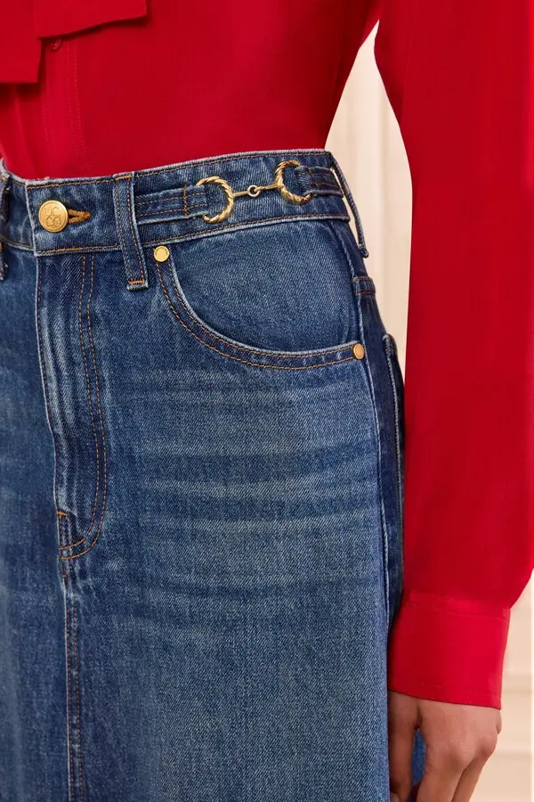Ulla Johnson The Madelyn Denim Skirt