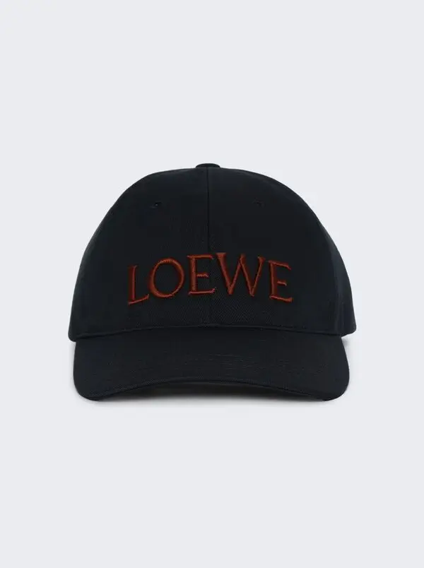 Loewe Canvas Logo Cap Deep