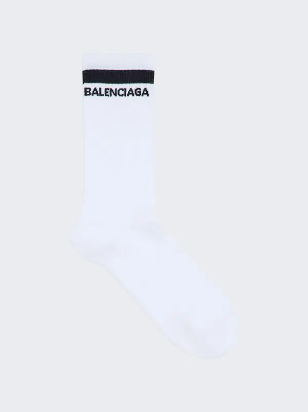 Balenciaga Logo Socks & Black