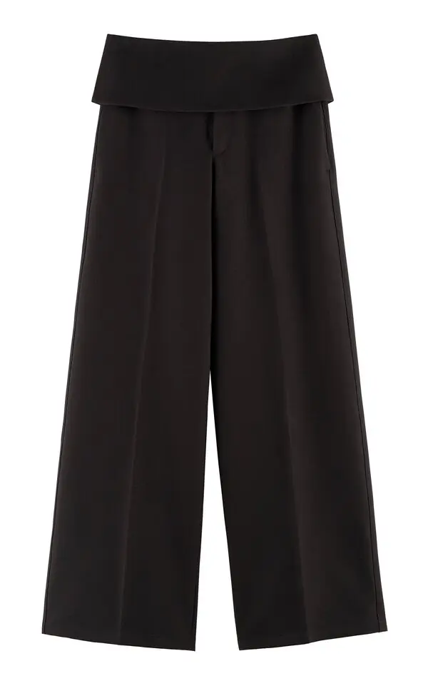 Arakii Waist Edge Wide-leg Pants Exclusive - Brown
