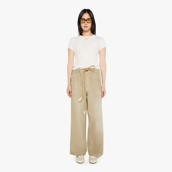 DR. COLLECTORS P82 Wide-leg Pants With Woven Belt