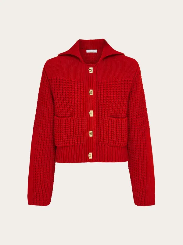 FERRAGAMO Cardigan With Gancini Buttons