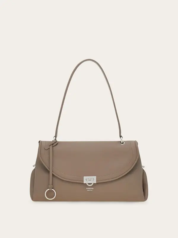 FERRAGAMO Sofia 2026 Shoulder Bag - Beige