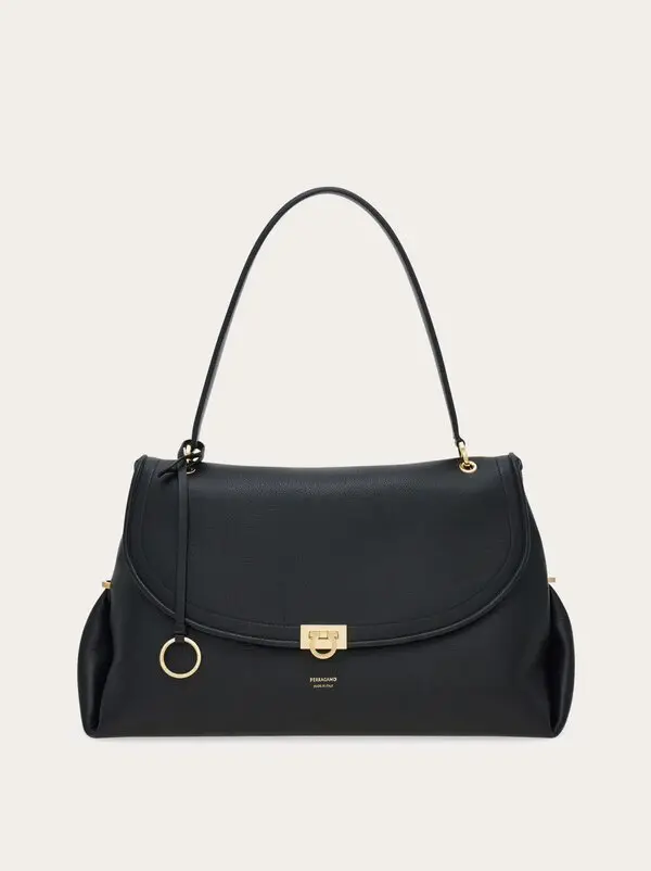 FERRAGAMO Sofia 2026 Shoulder Bag - Black