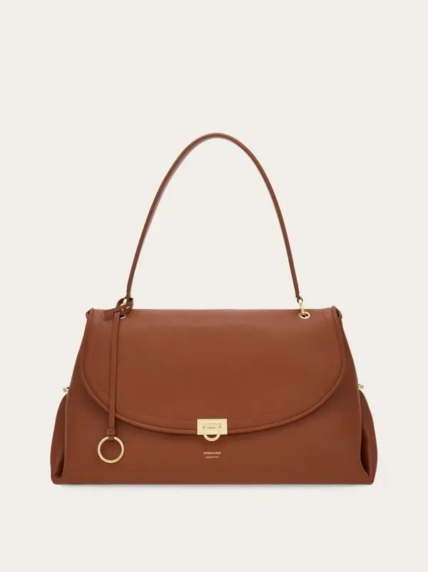 FERRAGAMO Sofia 2026 Shoulder Bag - Brown