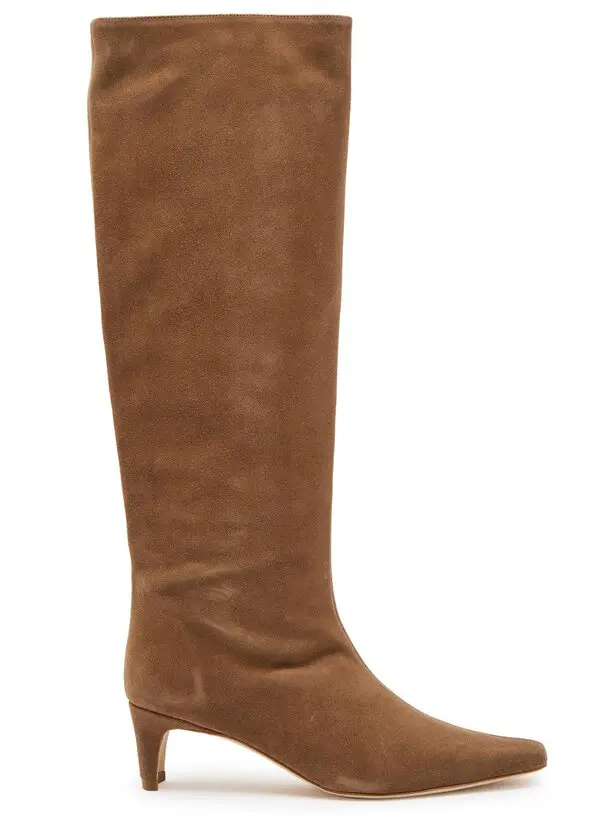 Staud Wally Suede Knee-high Boots