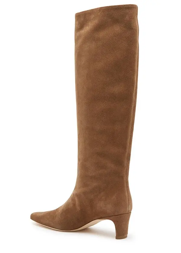 Staud Wally Suede Knee-high Boots