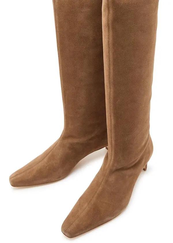 Staud Wally Suede Knee-high Boots