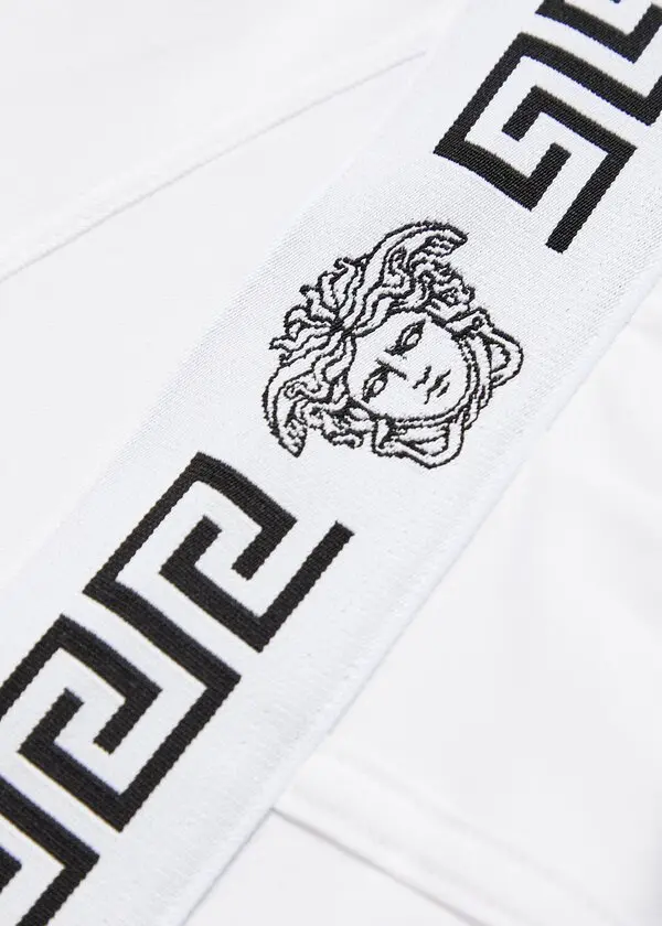 Versace Low-rise Stretch-cotton Trunks