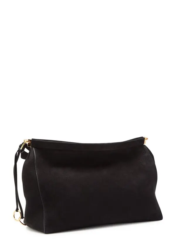 Alaïa Le Click Nubuck Clutch