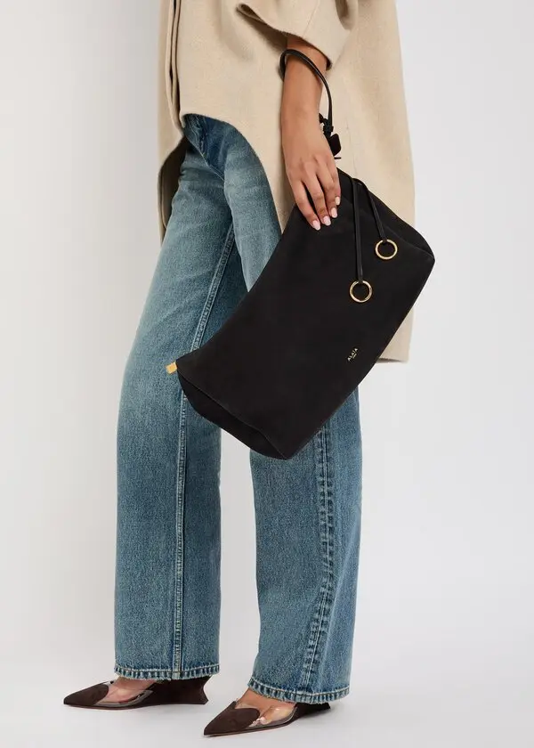 Alaïa Le Click Nubuck Clutch