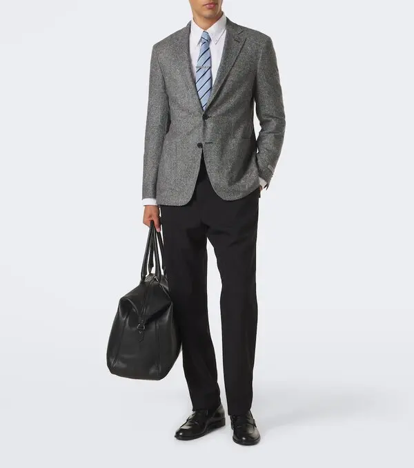 Canali Herringbone Blazer