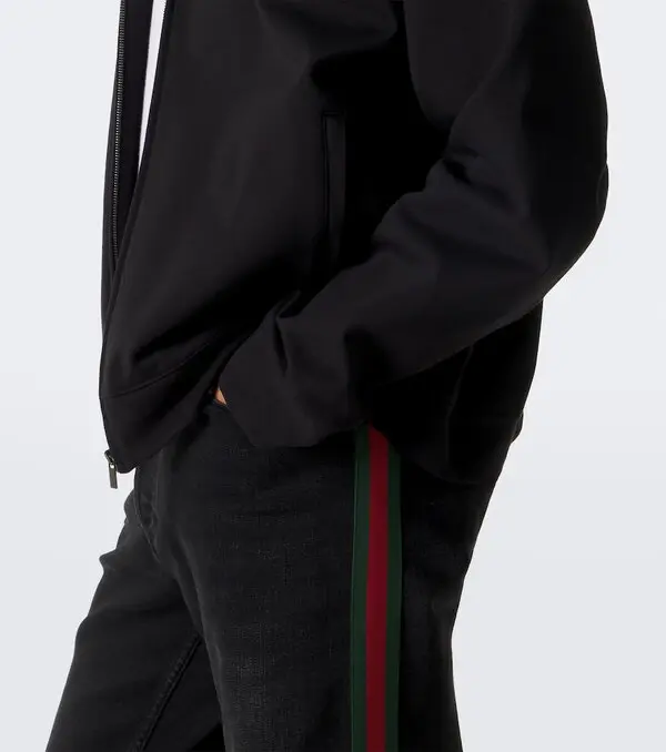 Gucci Cotton-blend Jersey Track Jacket