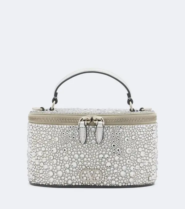 Valentino Garavani Vlogo Small Embellished Vanity Bag