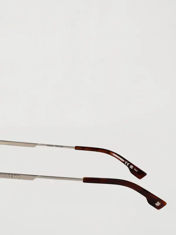 Dsquared2 Metal Aviator Sunglasses With Double Bridge And Gradient Lenses